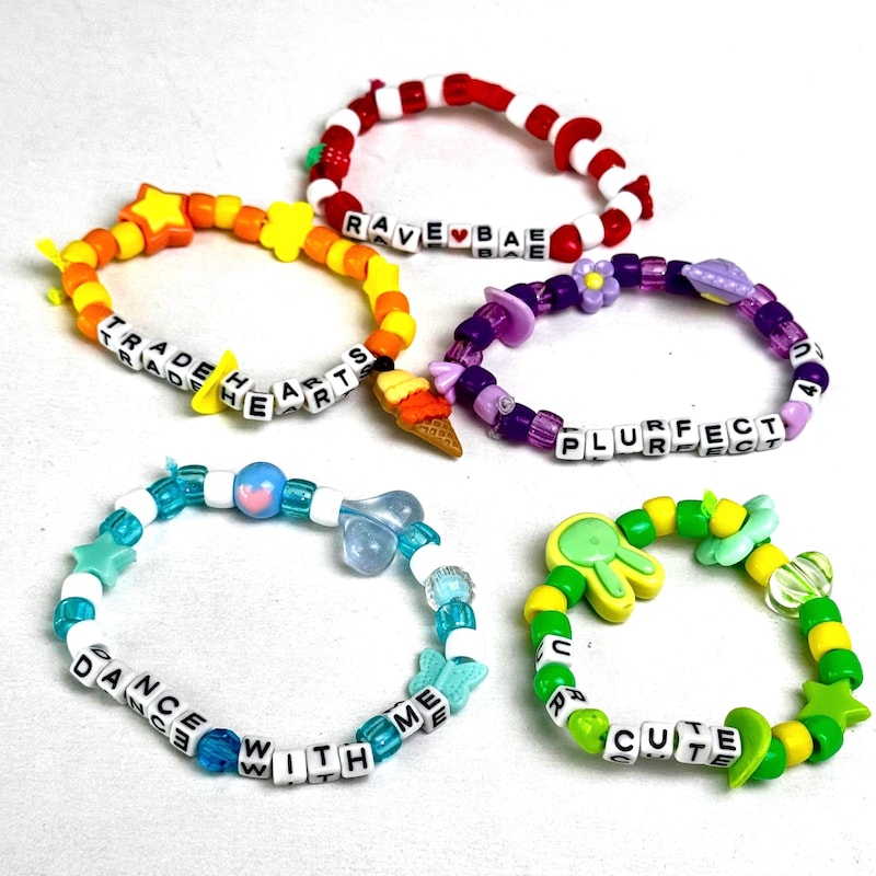 Handmade Kandi Bracelets - Etsy UK