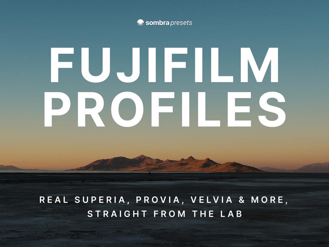 Fujifilm Lightroom Profiles: Provia Velvia Acros Classic Chrome - Etsy