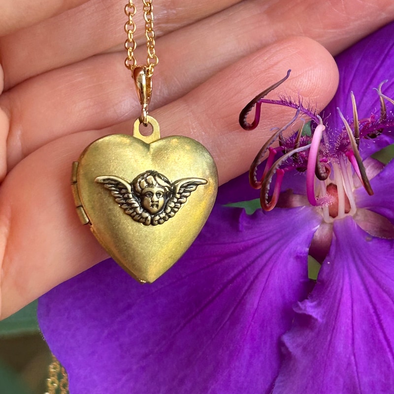 Angel Locket - Etsy