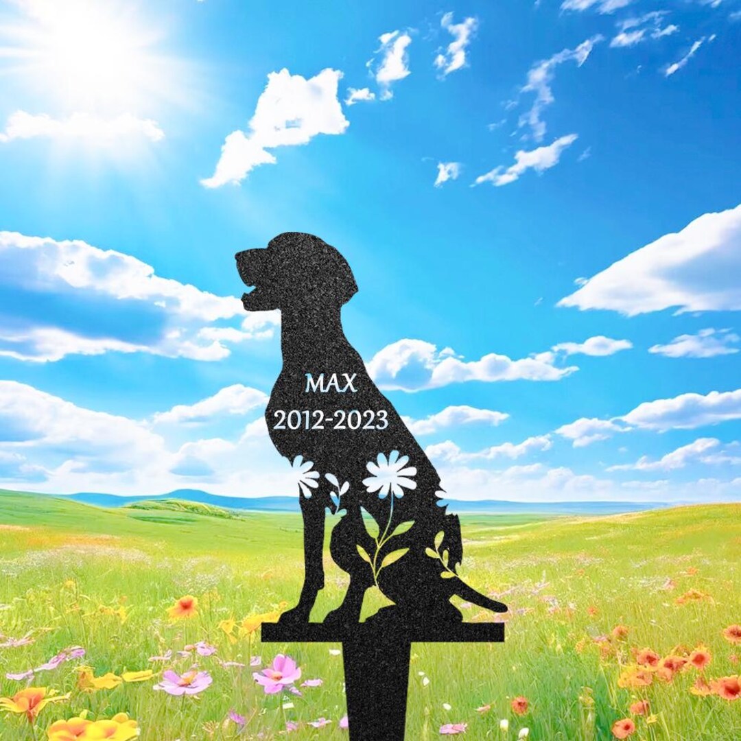 Personalized German Short-haired Pointer Garden Stake, Yard Art Decor ...