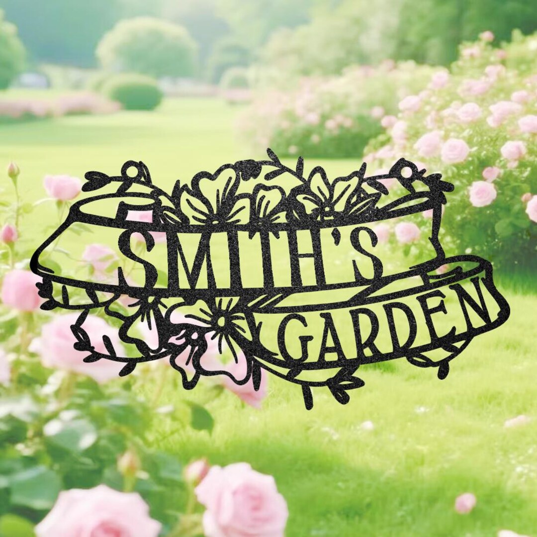 Custom Hanging Garden Sign, Memory Garden Sign, Memorial Plaque, Garden ...