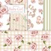 Rose pattern digital paper Gingham paper Digital Download | Etsy