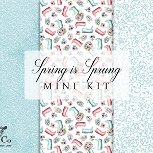 Easter Digital Kit - Spring Clip Art - Nursery Illustration ...