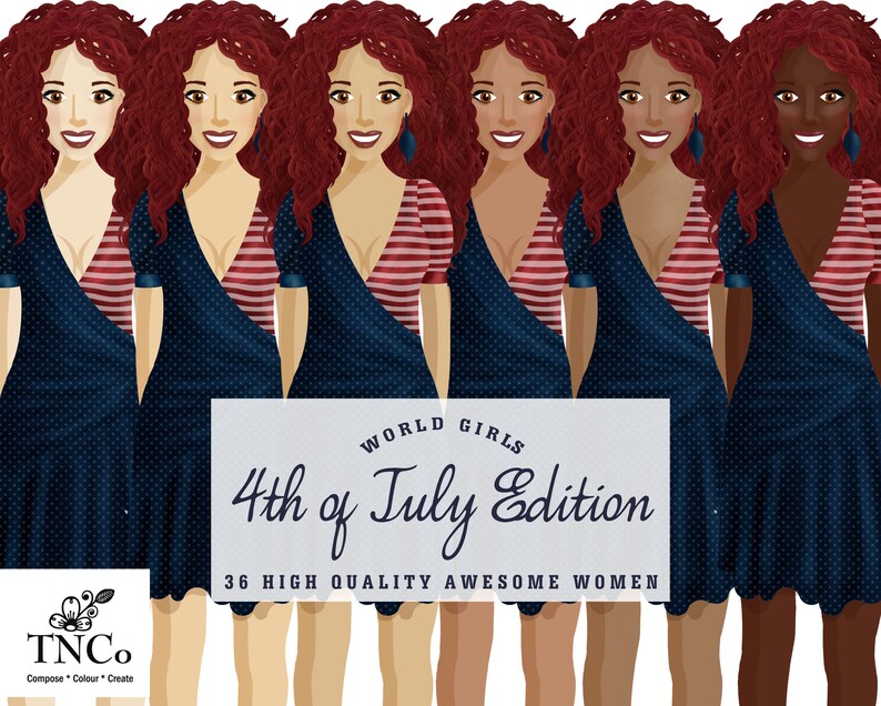 Planner Girls Fashion Girls Clipart Planner Sticker Art | Etsy