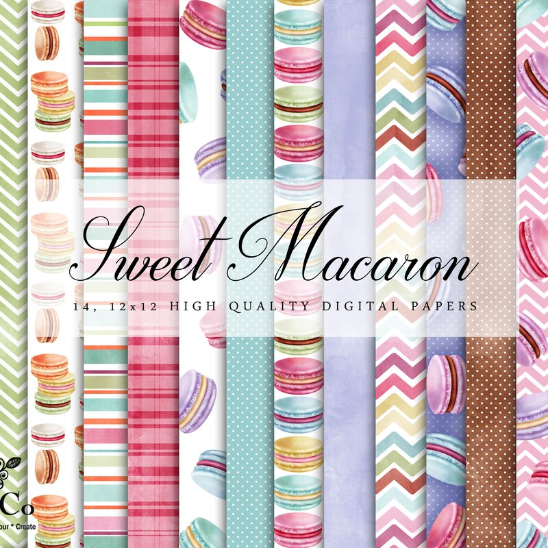 Macaron Print - Etsy