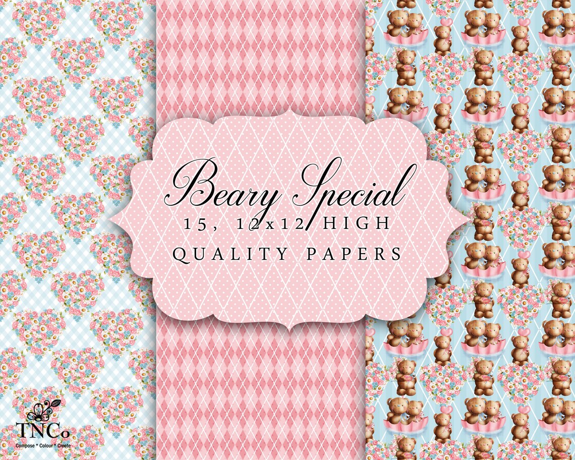 Pink Digital Paper Digital Background Blue Digital Paper - Etsy
