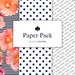 Digital Scrapbook Paper - Modern Prints - Patterned Paper - Preppy ...