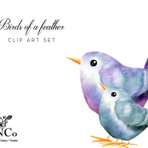 Watercolour Bird - Bird Clipart - Watercolour Bird Prints - Bird Lover ...