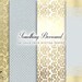 Glitter Digital Paper - Blue Digital Paper - Digital Gold Foil Paper ...