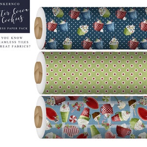 Christmas Digital Paper - Digital Background Christmas - Scrapbook ...