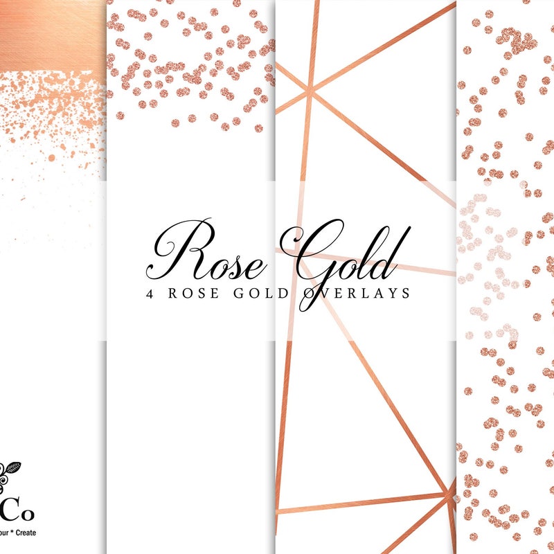 Rose Gold Clips - Etsy