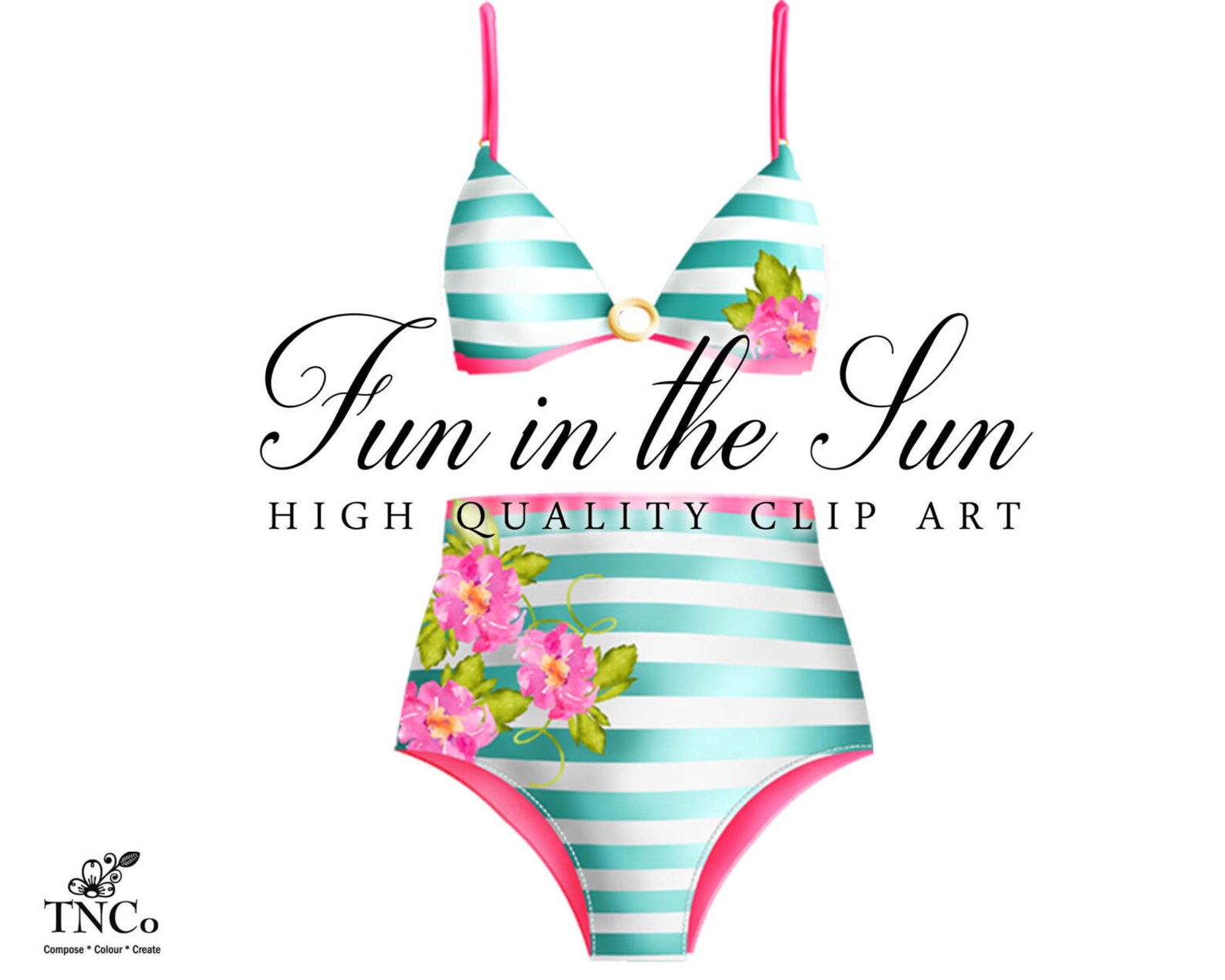 Camper Van Clipart Tropical Clip Art Digital Clip Art - Etsy