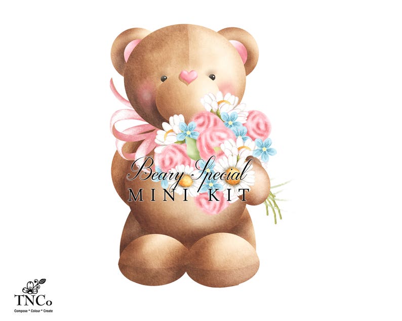 Bear Clip Art Digital Mini Kit Commercial Use Graphics - Etsy
