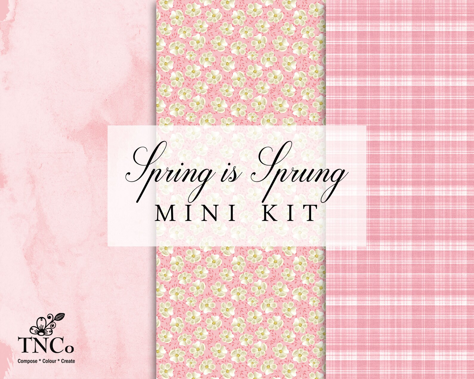 Easter Digital Kit Spring Clip Art Nursery Illustration - Etsy