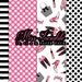 Floral Digital Paper - Chevron Paper - Pink Digital Paper - Digital ...