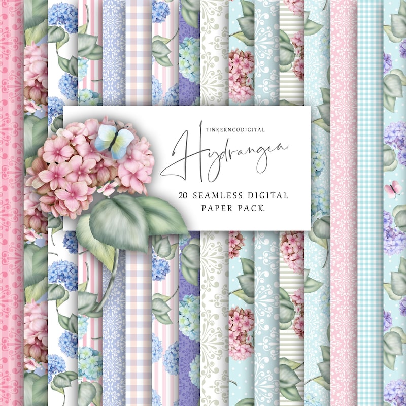 Paper Hydrangea - Etsy