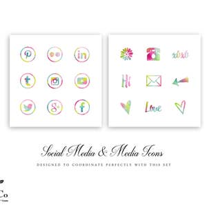 Planner Clipart - Commercial Use Clip Art - Social Media Clip Art ...