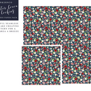 Christmas Digital Paper - Digital Background Christmas - Scrapbook ...