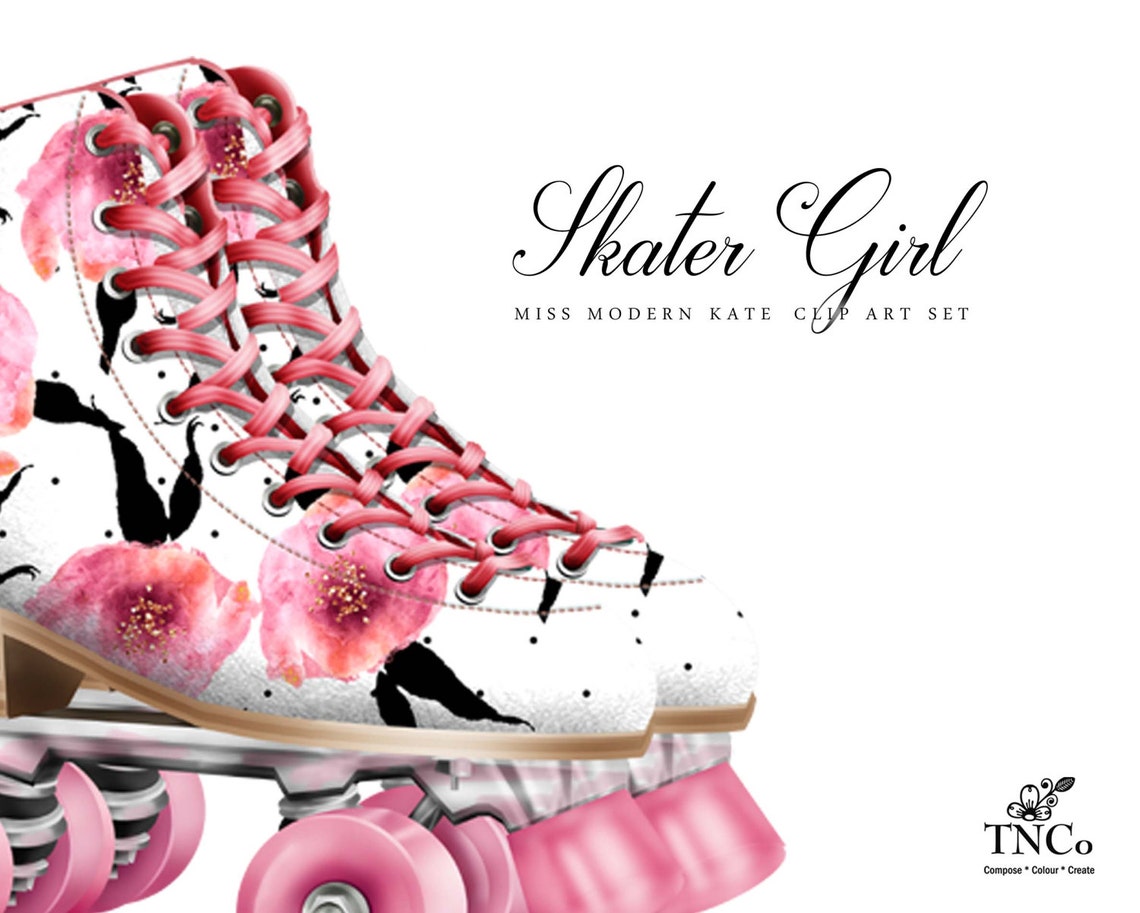 Roller Skate Clip Art Cassette Tape Clip Art 80's - Etsy