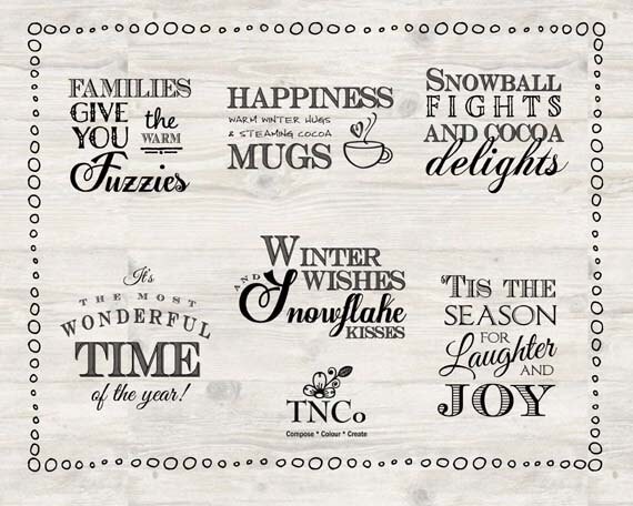 Christmas Word Art Download. Christmas Chalkboard Clipart - Etsy