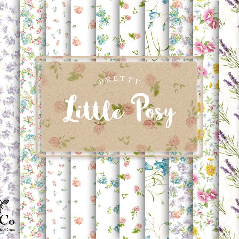 Vintage Floral Paper - Etsy