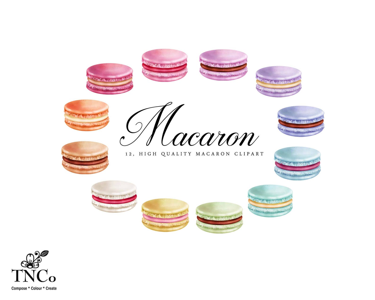 Macaron Pattern - Macaron Paper - Macaron Display - Background Paper ...