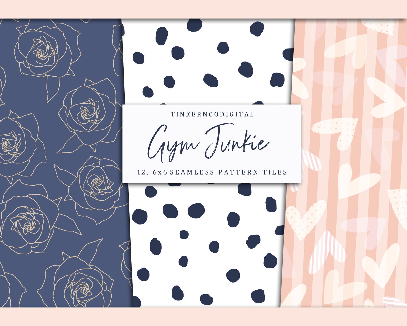 Gym Digital Background Paper Seamless Pattern Tiles | Etsy