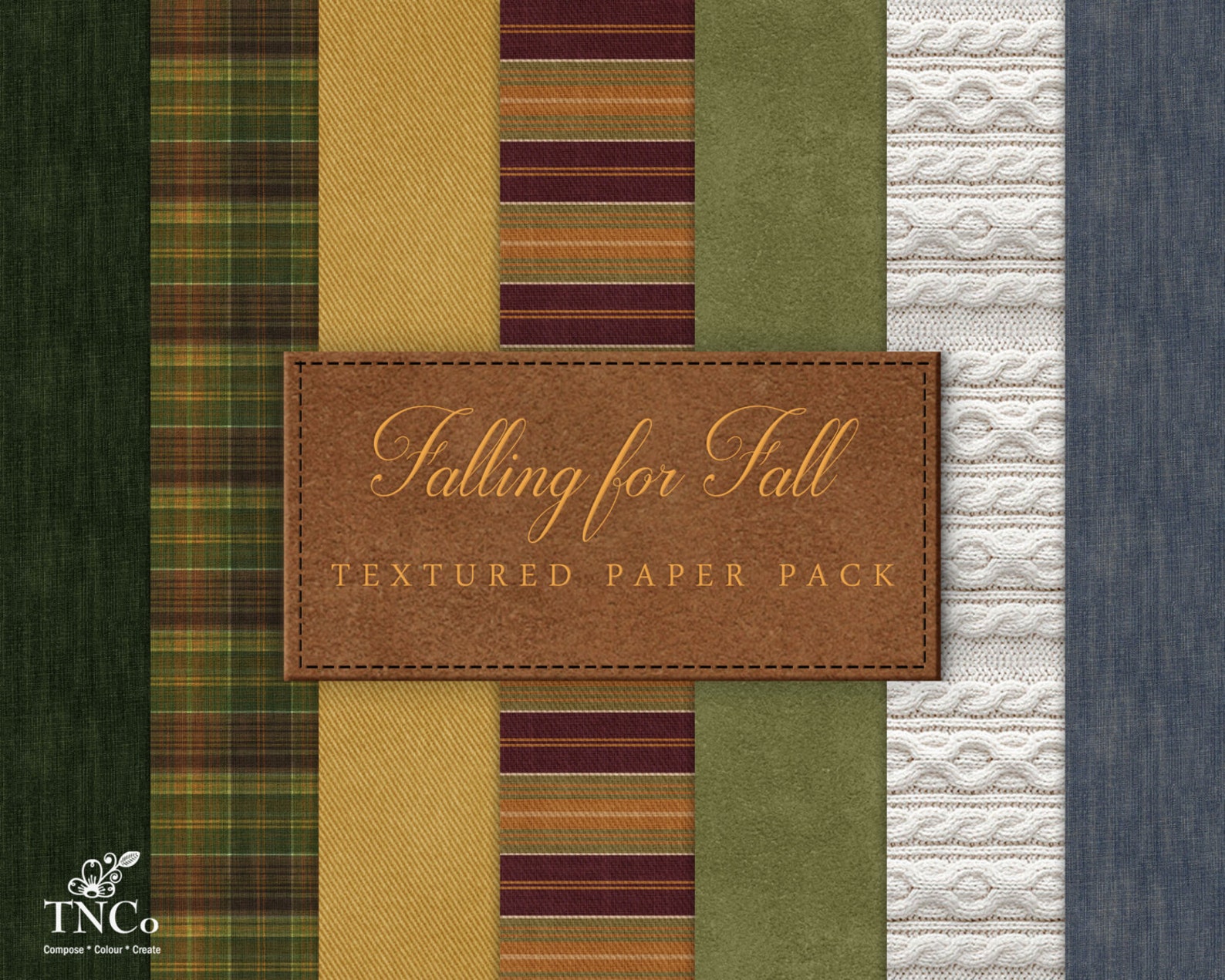 Fall Digital Paper Digital Scrapbook Paper Plaid Digital - Etsy