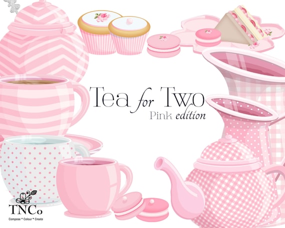 Pink Tea Pot Clip Art