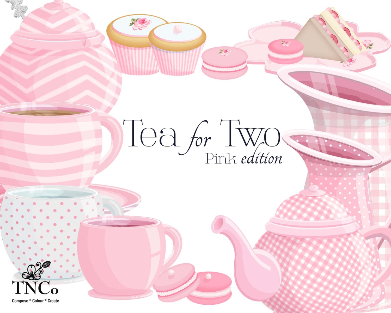 Pink Tea Cup Clip Art