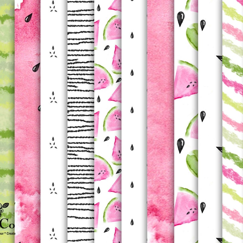 Watermelon Paper - Etsy