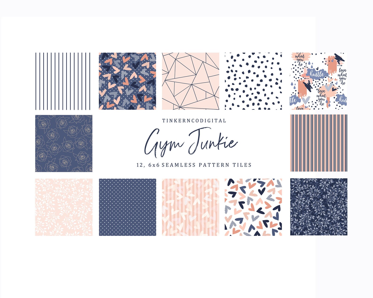 Gym Digital Background Paper Seamless Pattern Tiles | Etsy