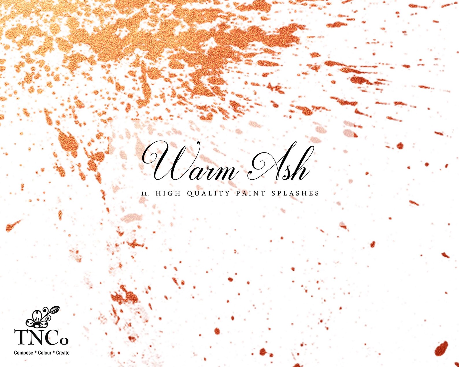 Paint Splatter Paint Brush Clip Art Paint Clipart Rose - Etsy