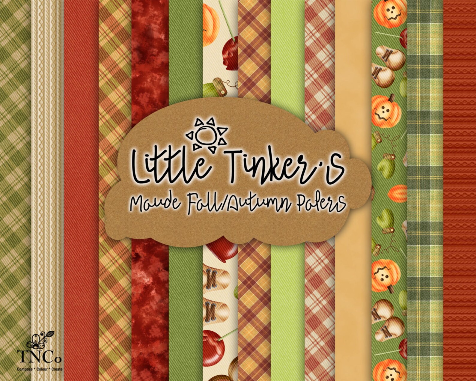 Digital Clipart Fall Clipart Pumpkin Clipart Girl | Etsy