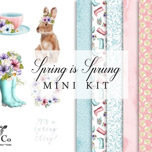 Easter Digital Kit - Spring Clip Art - Nursery Illustration ...