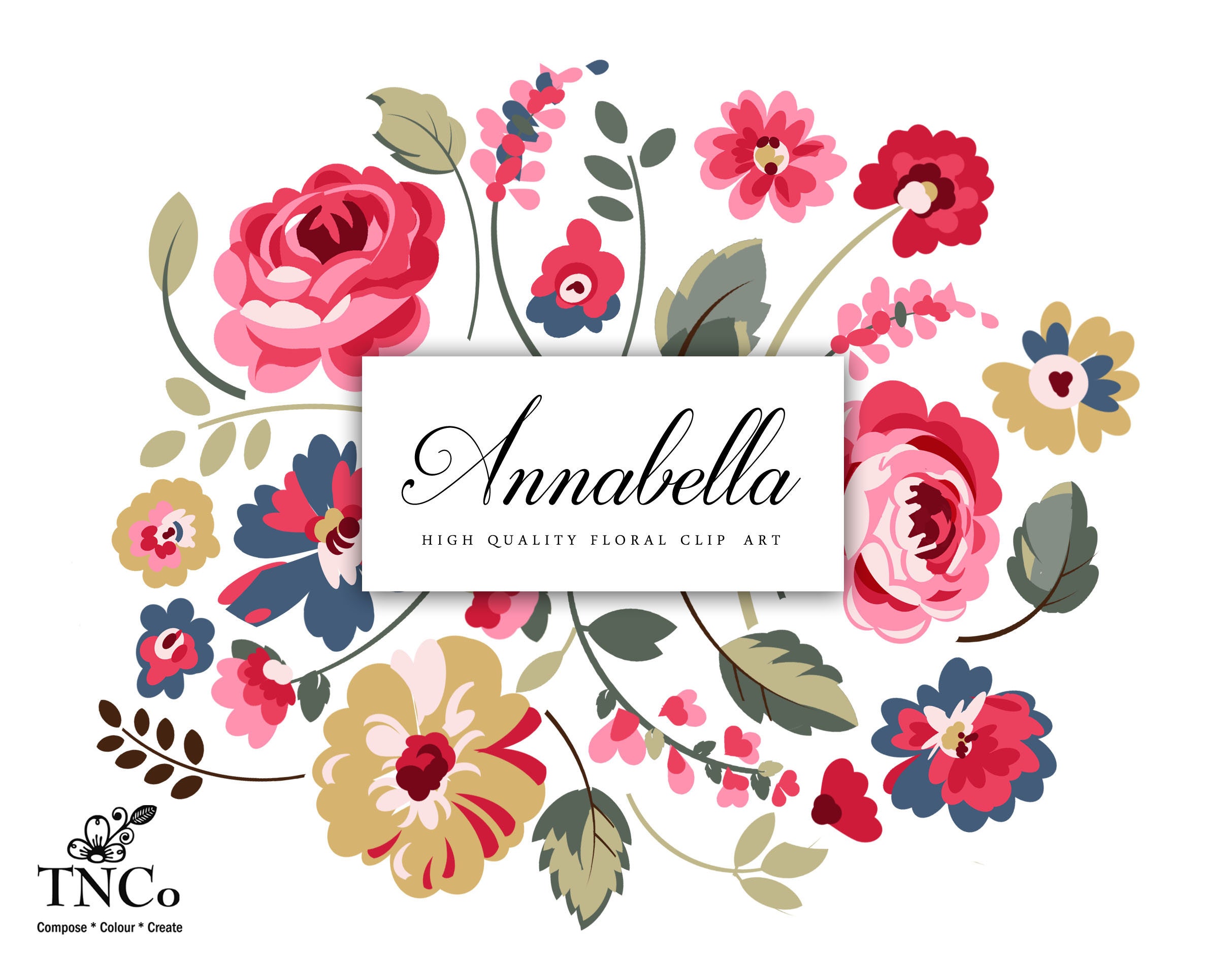 Graphic Designs Art Flowers