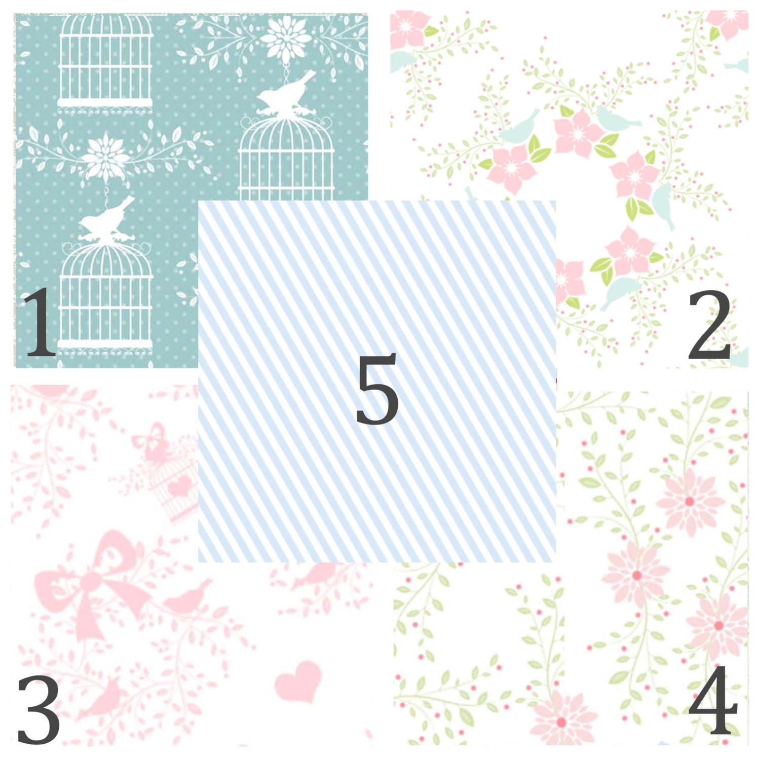 Bird Digital Papers Instant Download Bird Printable Wedding - Etsy