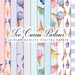 Ice Cream Digital Paper - Digital Download - Summer Paper - Digital ...