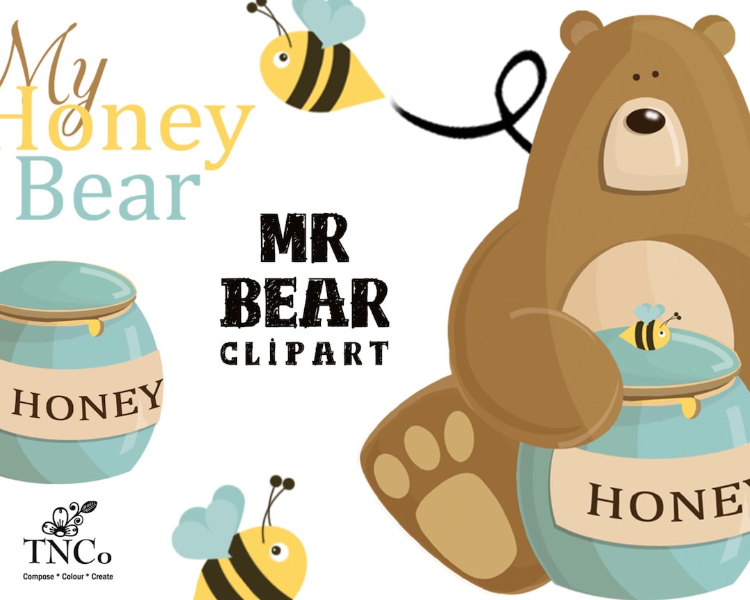 Honey Bear Clipart