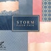 Watercolour Digital Paper - Navy Digital Paper - Rose Gold Foil Digital ...