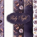 Digital Scrapbook Paper - Digital Party Paper - Digital Purple Paper ...