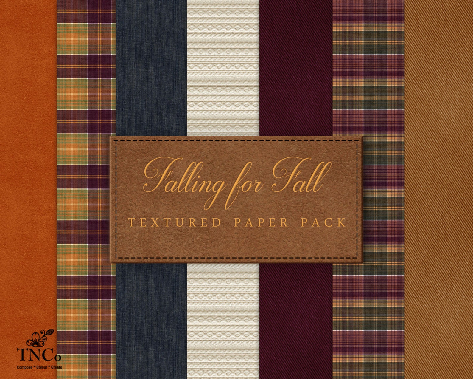Fall Digital Paper Digital Scrapbook Paper Plaid Digital - Etsy