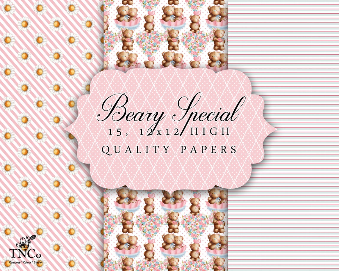 Pink Digital Paper Digital Background Blue Digital Paper | Etsy UK