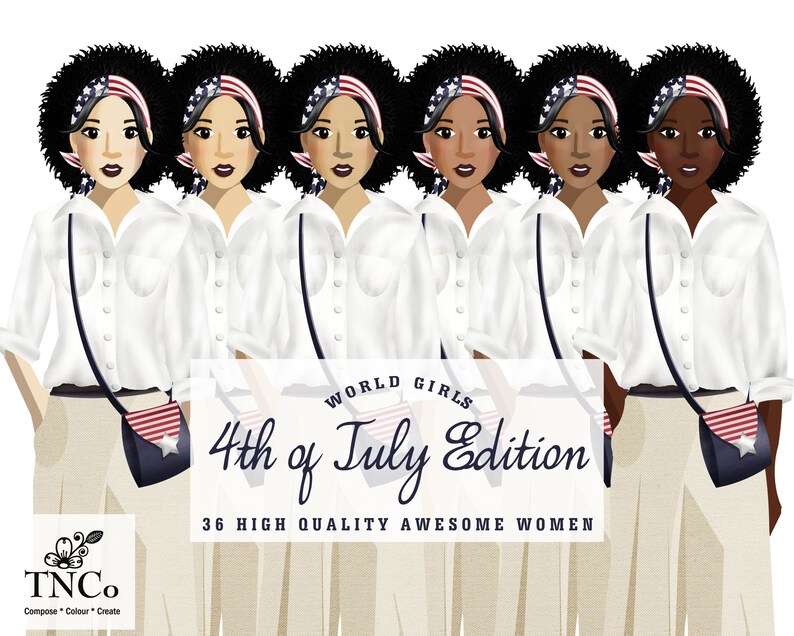 Planner Girls Fashion Girls Clipart Planner Sticker Art | Etsy