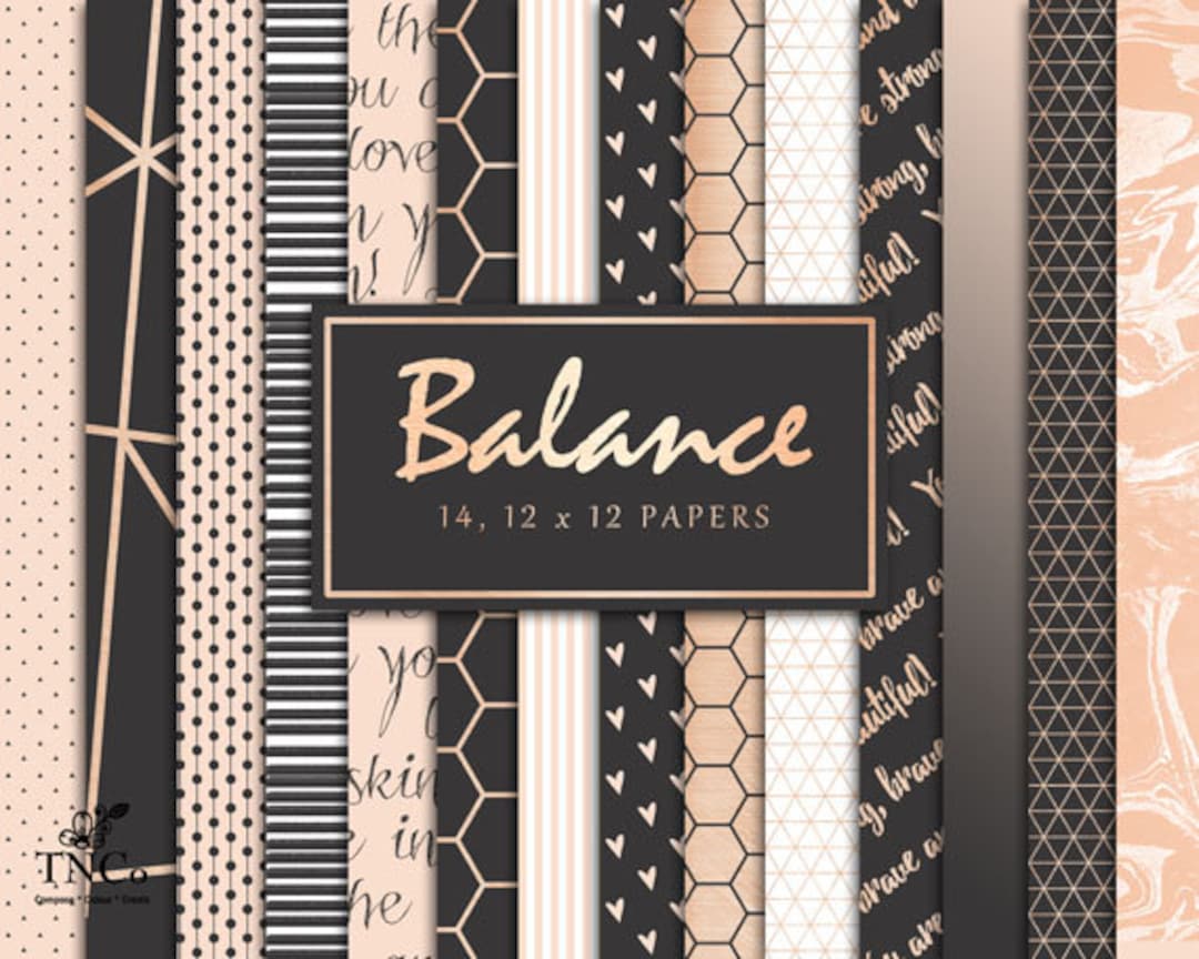 Rose Gold Digital Paper - Modern Digital Paper - Digital Paper ...