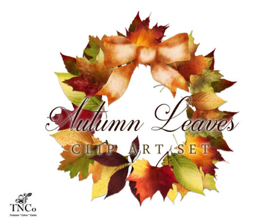 Autumn Clipart - Leaf Clip Art - Nature Art - Fall Clipart - Commercial ...