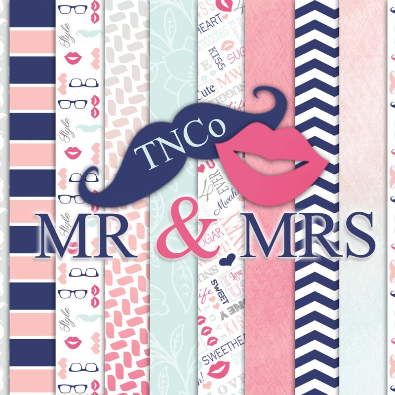 Mustache Papers - Etsy