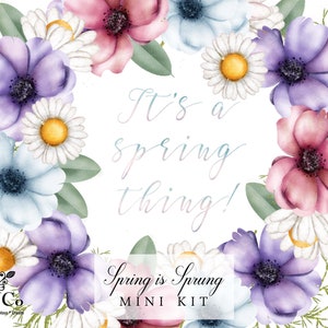 Easter Digital Kit - Spring Clip Art - Nursery Illustration ...