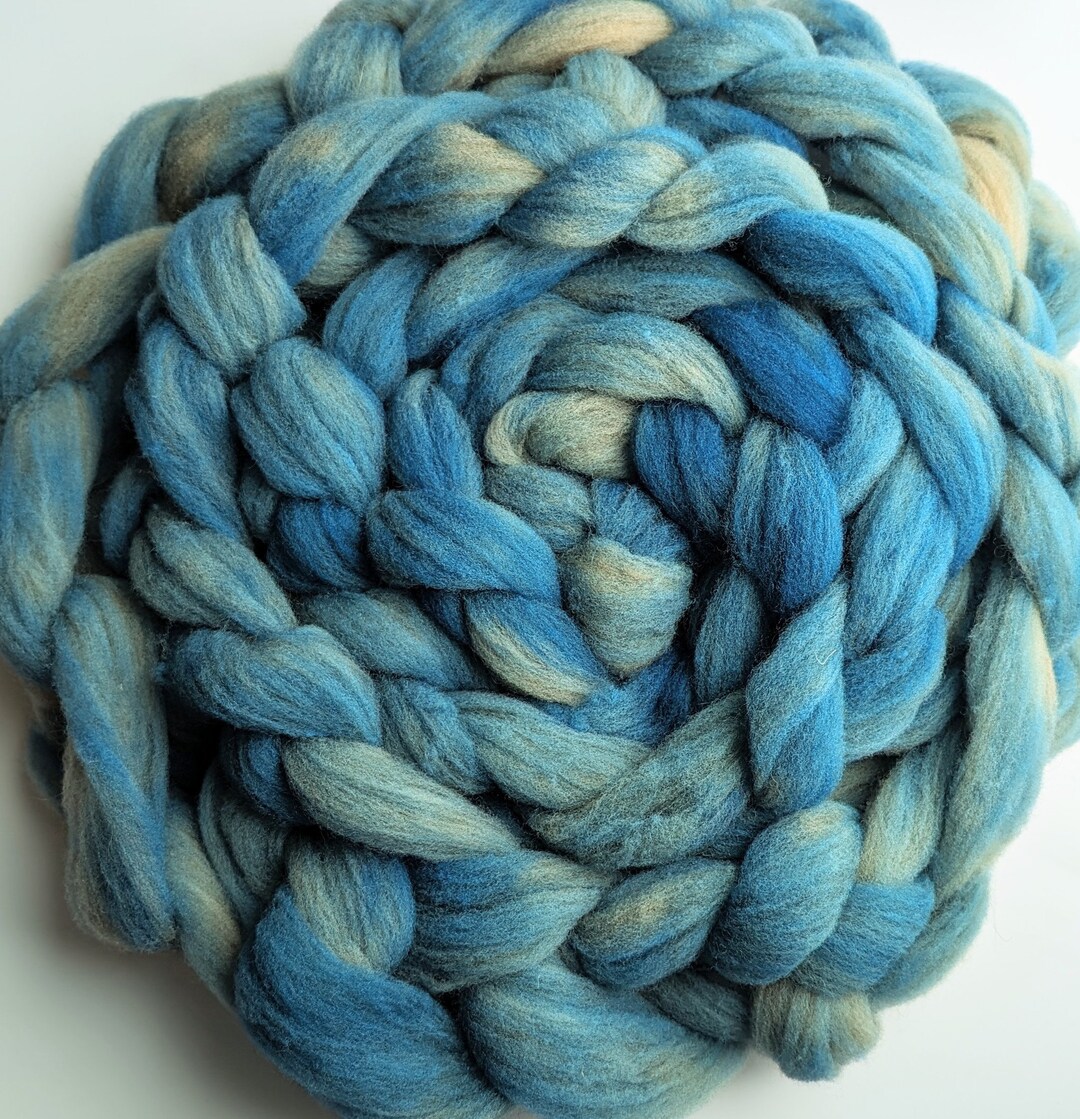 Wool Roving Babydoll Southdown / Alpaca for Spinning 4 Oz Combed Top ...