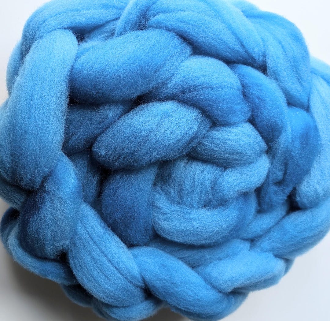 Wool Roving Babydoll Southdown for Spinning 4 Oz Combed Top Fiber ...